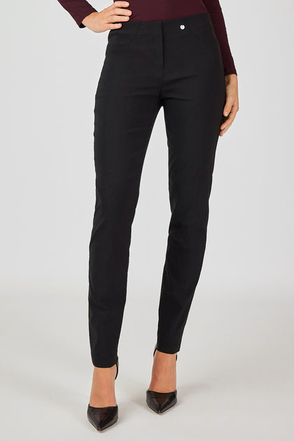ROBELL BELLA TROUSERS BLACK