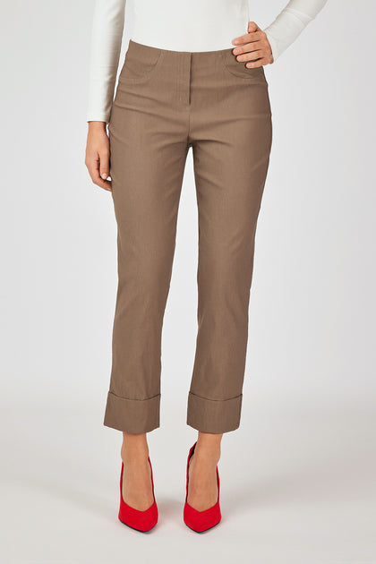 ROBELL BELLA 09 TROUSERS CAMEL