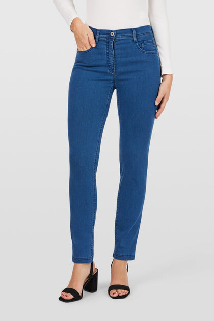 ROBELL ELENA COMFORT JEANS DEEP COBALT BLUE