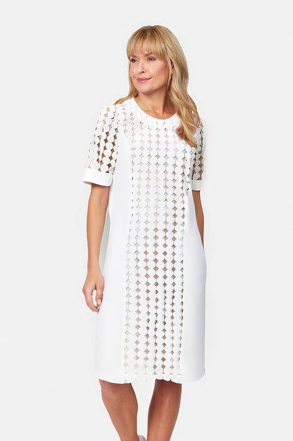 HABELLA DRESS 102 CREAM