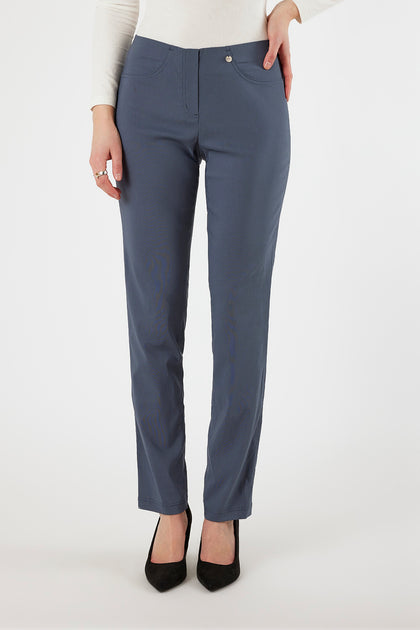 ROBELL BELLA TROUSERS DEEP COBALT BLUE