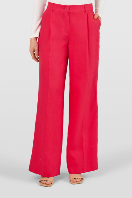 ROBELL IDA TROUSERS TOMATO RED