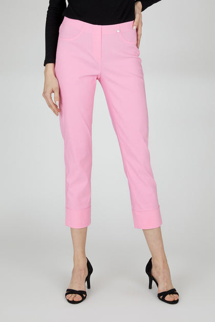 ROBELL BELLA 09 TROUSERS PALE ROSE